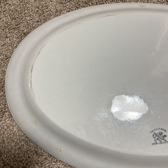 Kitchen | Antique Vintage Thompson Pottery Semigranite Serving Platter ...